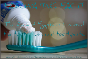 The Ancient Egyptians invented the toothbrush and toothpaste. | Always ...